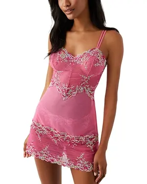 Wacoal Embrace Lace Chemise Hot Pink/multi