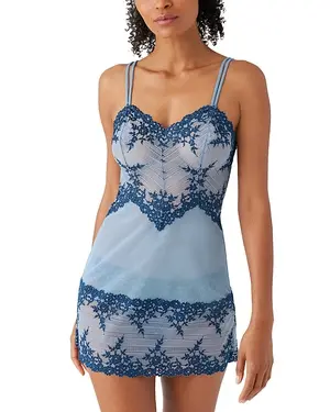 Wacoal Embrace Lace Chemise Winward Blue/ Titan