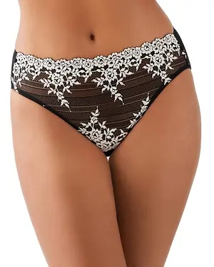Wacoal Embrace Lace High-cut Briefs - Black