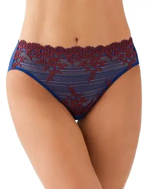 Wacoal Embrace Lace High-cut Briefs Blue Depth