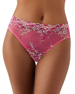 Wacoal Embrace Lace High-cut Briefs Hot Pink/multi