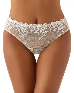 Wacoal Embrace Lace High-cut Briefs Sand