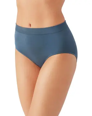 Wacoal B. Smooth Seamless High-cut Briefs - Dark Slate