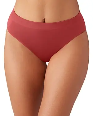 Wacoal B. Smooth Seamless High-cut Briefs Garnet Rose