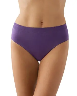 Wacoal B. Smooth Seamless High-cut Briefs Grape Compote