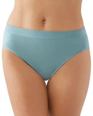 Wacoal B. Smooth Seamless High-cut Briefs Stone Blue