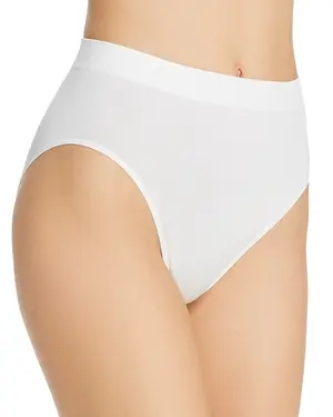 Wacoal B. Smooth Seamless High-cut Briefs - White