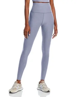 Beyond Yoga Spacedye Caught In The Midi High Waisted Legging Cloud Gray Heather