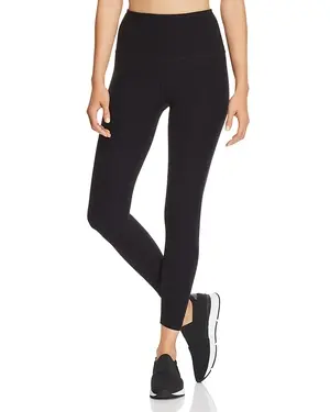 Beyond Yoga Spacedye Midi High Waisted Legging - Darkest Night