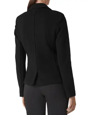 Whistles Slim Knit Blazer - Black