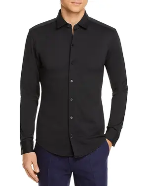 BOSS Robbie Regular Fit Shirt - Black