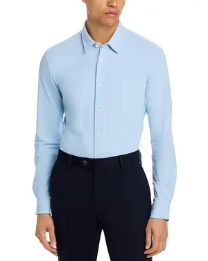 BOSS Robbie Regular Fit Shirt - Light Blue