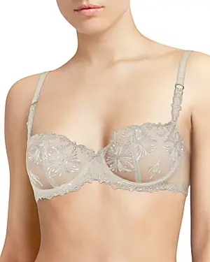 Chantelle Champs-Elysees Lace Unlined Demi Bra Platinum