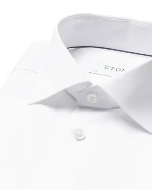 Eton Super Slim Fit Twill Dress Shirt