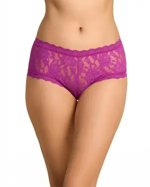 Hanky Panky Signature Lace Boyshort - Boysenberry