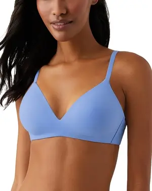 Wacoal How Perfect Contour Wireless Bra Blue Hydrangea