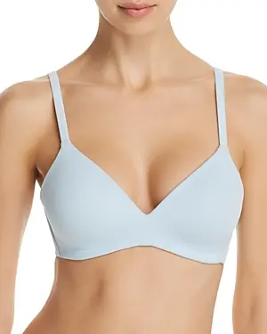 Wacoal How Perfect Contour Wireless Bra Cool Blue
