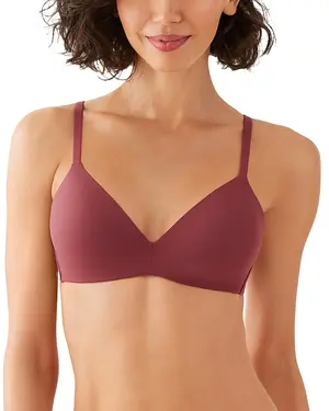 Wacoal How Perfect Contour Wireless Bra Cordovan