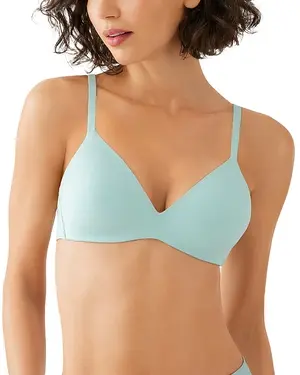 Wacoal How Perfect Contour Wireless Bra Eggshell Blue