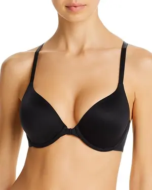 Wacoal B. Tempt'd Future Foundation Lace-racerback Front-close Contour Bra - Night