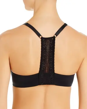 Wacoal B. Tempt'd Future Foundation Lace-racerback Front-close Contour Bra - Night