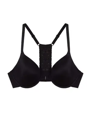 Wacoal B. Tempt'd Future Foundation Lace-racerback Front-close Contour Bra - Night