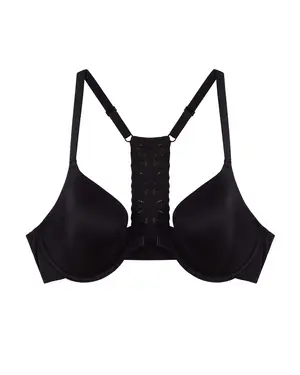 Wacoal B. Tempt'd Future Foundation Lace-racerback Front-close Contour Bra - Night