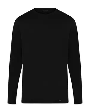 Hanro Night And Day Long Sleeve Shirt - Black
