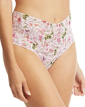 Hanky Panky Retro Thong Rise And Vines