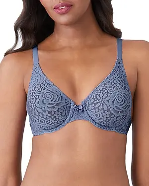 Wacoal Halo Unlined Underwire Bra China Blue