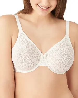 Wacoal Halo Unlined Underwire Bra - Ivory
