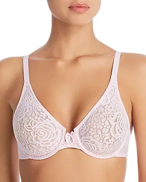 Wacoal Halo Unlined Underwire Bra Lilac Snow