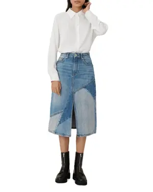 Maje Cecily Silk Shirt - White