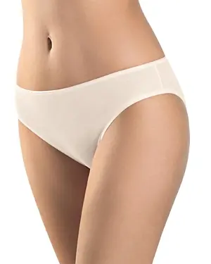 Hanro Cotton Seamless High-cut Full Briefs Pale Cream