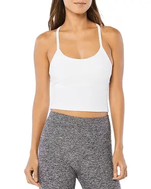 Women's Cropped Racerback Tank Tops
