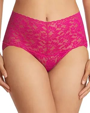 Hanky Panky Retro Lace V-kini Pink Ruby