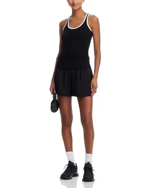 Splits59 Ashby Sleeveless Racerback Top - Black/white