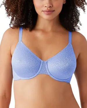Wacoal Back Appeal Jacquard Underwire Bra Blue Hydrangea