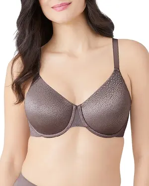 Wacoal Back Appeal Jacquard Underwire Bra Cappuccino