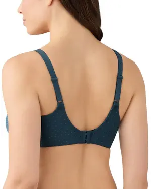 Wacoal Back Appeal Jacquard Underwire Bra - Dark Slate