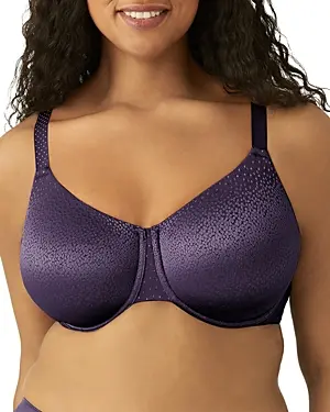 Wacoal Back Appeal Jacquard Underwire Bra Eclipse
