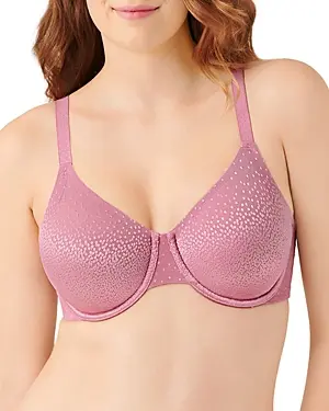 Wacoal Back Appeal Jacquard Underwire Bra Heather Rose