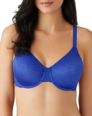 Wacoal Back Appeal Jacquard Underwire Bra Radiant Blue
