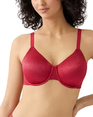 Wacoal Back Appeal Jacquard Underwire Bra - Regina Red