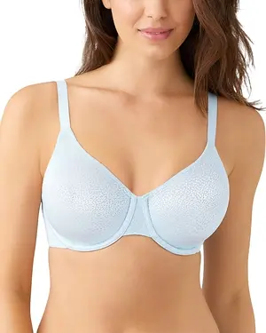 Wacoal Back Appeal Jacquard Underwire Bra - Soft Sky