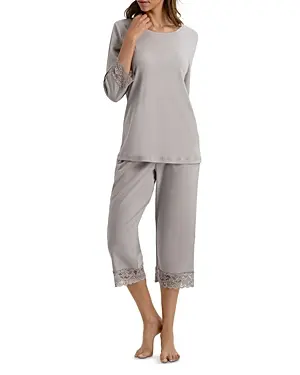 Hanro HANRO Moments Cropped Pajama Set Essential