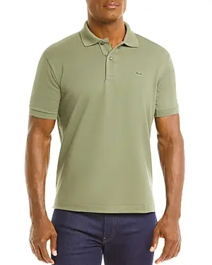Lacoste Classic Cotton Pique Fashion Polo Shirt Amaryllis