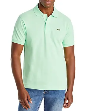 Lacoste Classic Cotton Pique Fashion Polo Shirt Ash
