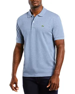 Lacoste Classic Cotton Pique Fashion Polo Shirt Bleu Indigo Clair