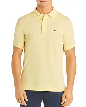 Lacoste Classic Cotton Pique Fashion Polo Shirt Dark Yellow
